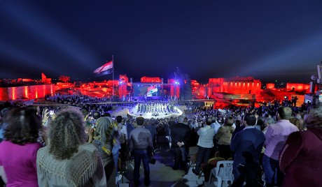 Syrian Singers Perform During Event Held Editorial Stock Photo - Stock ...