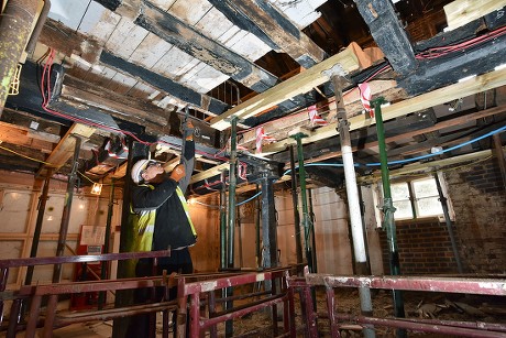 Conservation Worker Jamie Wightman Works Remove Editorial Stock Photo ...