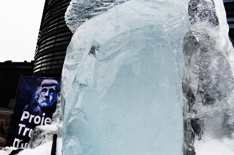 Ice Bust President Donald Trump First Editorial Stock Photo - Stock ...