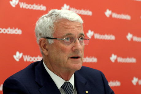 Woodside Chairman Michael Chaney Speaks During Editorial Stock Photo ...
