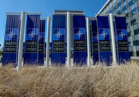 Nato Star Sculpture Seen Front New Editorial Stock Photo - Stock Image ...