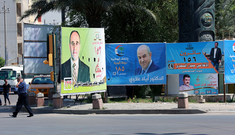 __COUNT__ Election campaign posters in Baghdad, Iraq - 19 Apr 2018 ...
