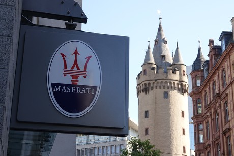 Signage Italian Sports Cart Maker Maserati Editorial Stock Photo ...