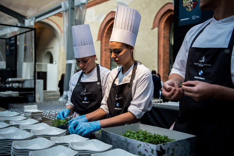Chef Massimo Bottura Wife Lara Gilmore Editorial Stock Photo - Stock ...