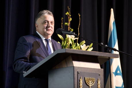 Israeli Ambassador Germany Jeremy Issacharoff Delivers Editorial Stock ...