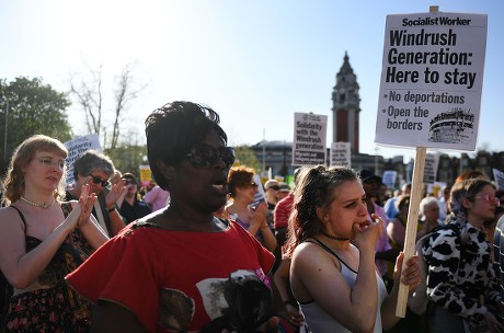 Windrush generation solidarity protest in Brixtron, London, United ...