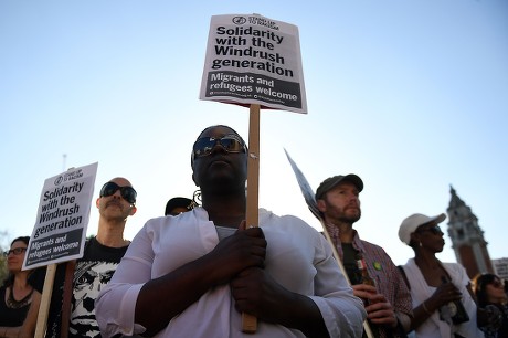 Windrush generation solidarity protest in Brixtron, London, United ...