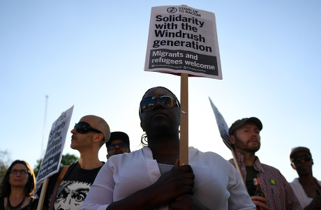 Windrush generation solidarity protest in Brixtron, London, United ...