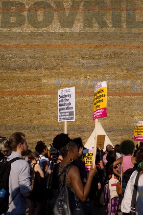 Protest Support Windrush Generation Windrush Square Editorial Stock ...