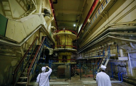 VISITORS LOOK ON PUMPS REACTOR COOLANT Editorial Stock Photo - Stock ...