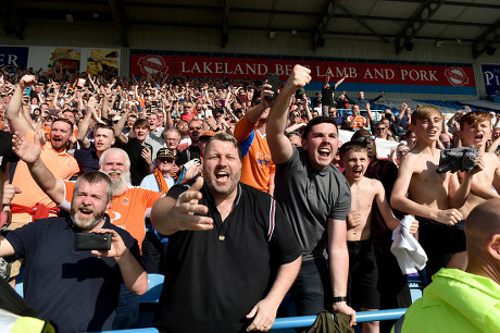 Luton Fans Celebrate Promotion Editorial Stock Photo - Stock Image ...