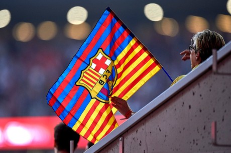 Fc Barcelona Flag Editorial Stock Photo - Stock Image | Shutterstock