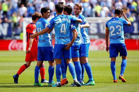 Malaga Players Celebrate Their 10 Lead Editorial Stock Photo - Stock ...