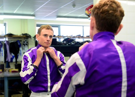 Navan Jockey Ryan Moore Getting Ready Editorial Stock Photo - Stock ...