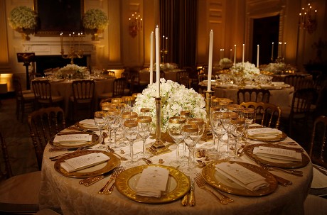 State Dining Room Setup Tomorrow Evenings Editorial Stock Photo - Stock ...