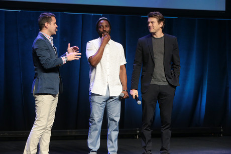 DAVE KARGER LUCAS HEDGES JOEL EDGERTON Editorial Stock Photo - Stock ...