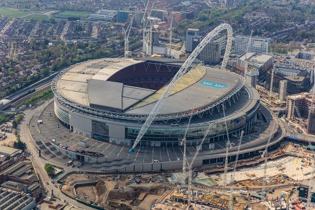 Aerial View Wembley Stadium Editorial Stock Photo - Stock Image ...