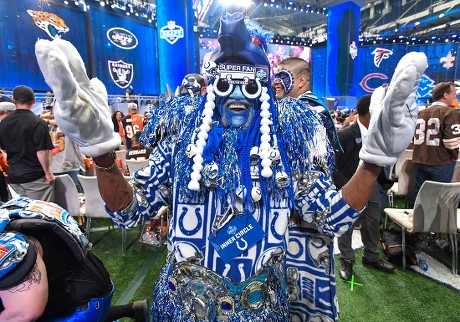 Indianapolis Colt Fans Pose During First Editorial Stock Photo - Stock ...