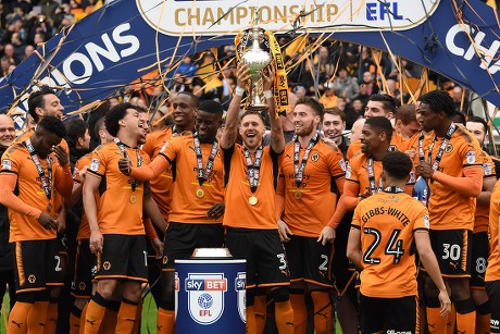 Wolverhampton Wanderers Players Celebrate Winning Championship ...