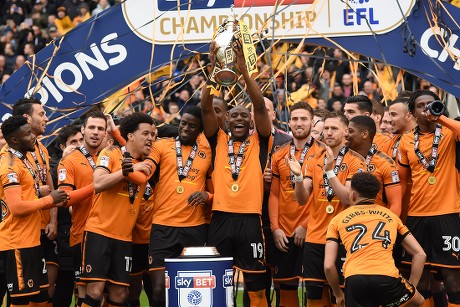 Wolverhampton Wanderers Players Celebrate Winning Championship ...