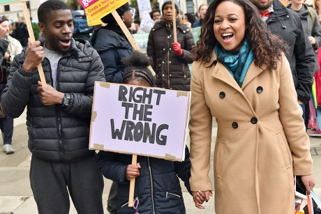 Windrush Generation Protest March Parliament Square Editorial Stock ...