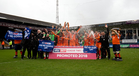 Luton Town Celebrate Promotion League One Editorial Stock Photo - Stock ...