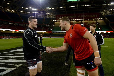 Scott Williams Scarlets Elliot Dee Dragons Editorial Stock Photo ...