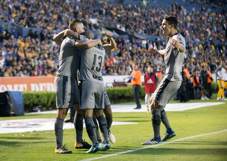 Rayados De Monterreys Players Celebrate After Editorial Stock Photo ...