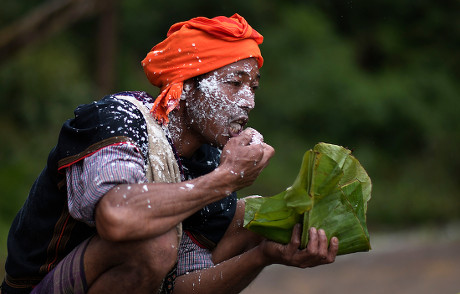 Tiwa Tribal Man Takes Part Ritual Editorial Stock Photo - Stock Image ...