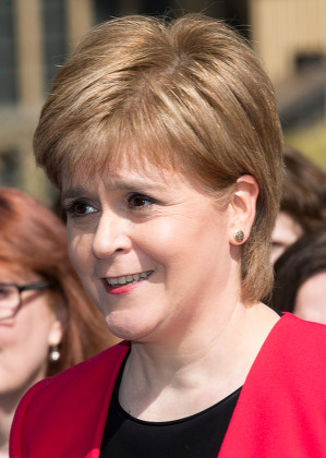 Nicola Sturgeon Scottish National Party Leader Editorial Stock Photo ...