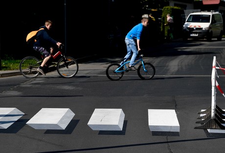 View 3d Zebra Crossing Made By Editorial Stock Photo - Stock Image ...
