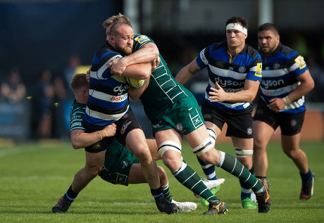 Tom Dunn Bath Rugby Doubletackled Editorial Stock Photo - Stock Image ...
