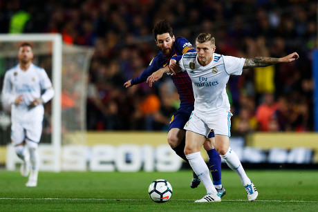Lionel Messi Barcelona Toni Kroos Real Editorial Stock Photo - Stock ...