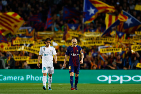 Luka Modric Real Andres Iniesta Barcelona Editorial Stock Photo - Stock ...