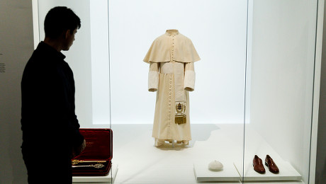 Man Looks Papal Dress Worn By Editorial Stock Photo - Stock Image | Shutterstock