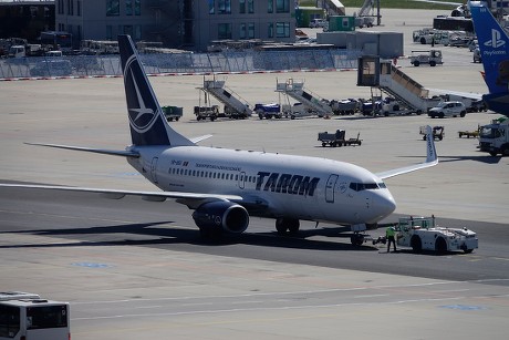 Boeing 73778j Romanian Tarom Arilines Prior Editorial Stock Photo ...