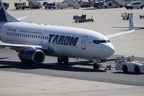 Boeing 73778j Romanian Tarom Arilines Prior Editorial Stock Photo ...