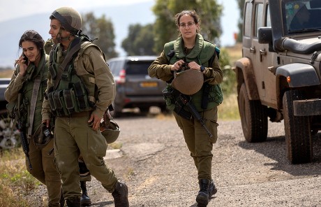Israeli Army Officers Walk After Their Editorial Stock Photo - Stock ...