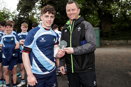 Castleknock Captain Receives Bowl Runners Trophy Editorial Stock Photo ...
