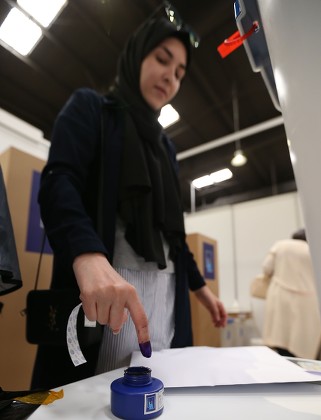 Iraqi Woman Living Uae Shows Her Editorial Stock Photo - Stock Image ...