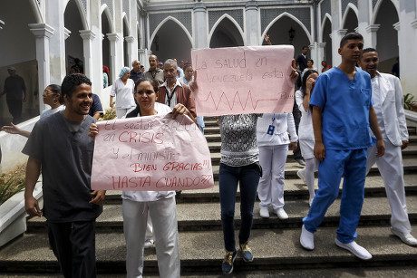 Health Workers Patients Protest Hospital Dr Editorial Stock Photo ...