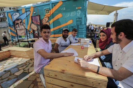 Local Lebanese Youths Gather During Opening Editorial Stock Photo ...