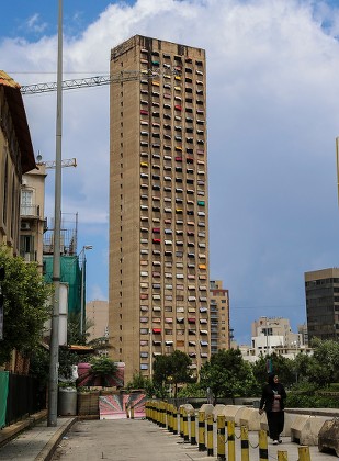 General View Show El Murr Tower Editorial Stock Photo - Stock Image ...