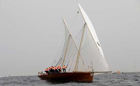 Crew Members Ghazi Dhow Boat Owned Editorial Stock Photo - Stock Image ...