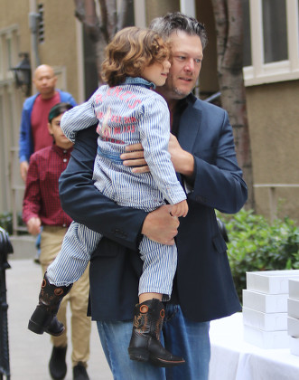 Blake Shelton Apollo Rossdale Editorial Stock Photo - Stock Image ...