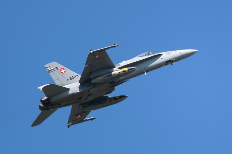 F18 Fighting Falcon During Openinig Nato Editorial Stock Photo - Stock ...