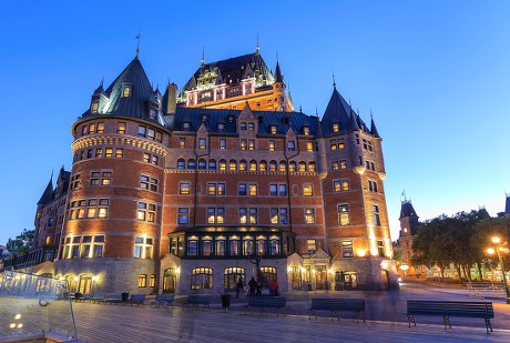Seaside Promenade Dufferin Terrace Chateau Frontenac Editorial Stock ...