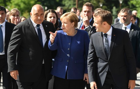 Boyko Borissov Angela Merkel Emmanuel Macron Editorial Stock Photo ...
