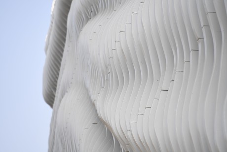 Building Wrinkle Facade Design Editorial Stock Photo - Stock Image ...