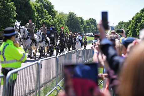 Royal Procession On Long Walk On Editorial Stock Photo - Stock Image ...